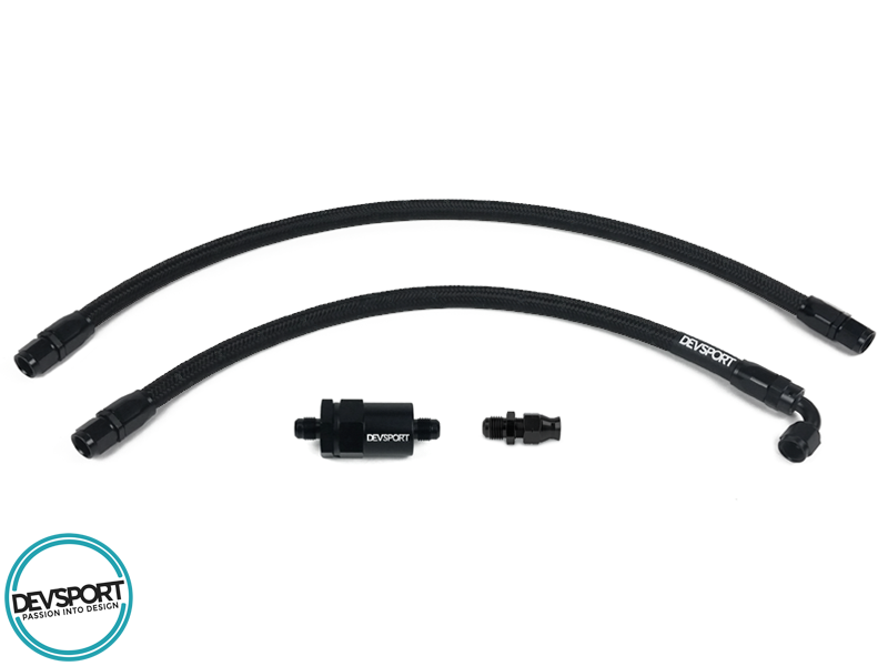 DevSport B-Series Tucked Fuel Line Kit 1994-2001 Acura Integra