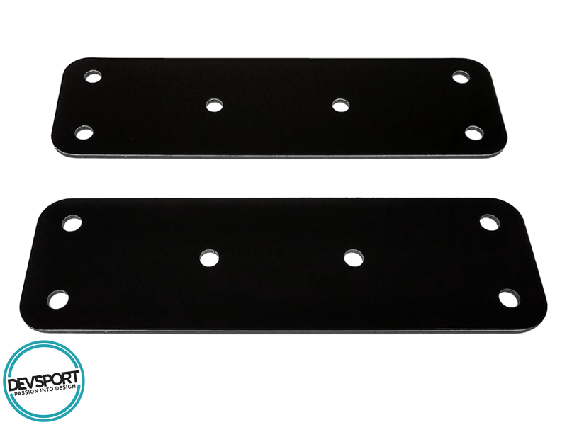 DevSport Splitter Chassis Bracket Base Plates 2000-2009 Honda S2000